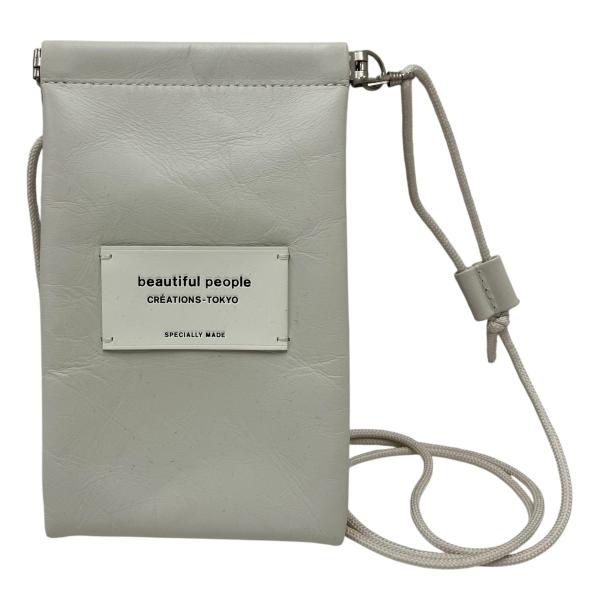 ビューティフルピープル beautiful peopleleather document case ショルダーポーチ【ランク】「中古品・比較的綺麗な商品」【詳細説明】ビューティフルピープルのleather document case ショル...