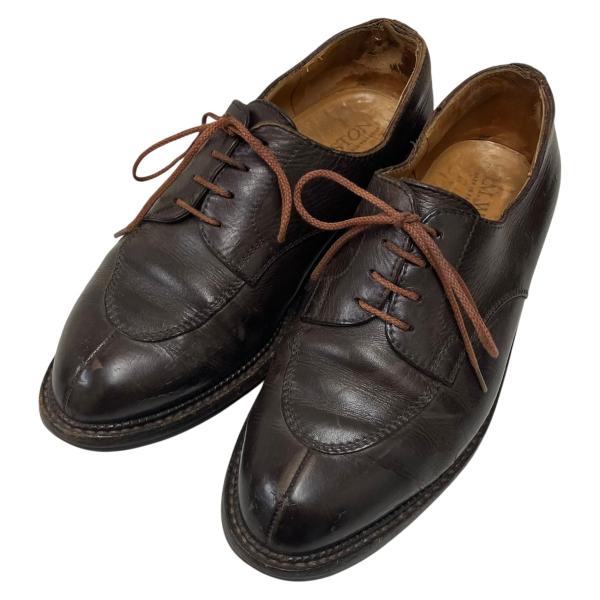 ジェイエムウェストン J．M．WESTONスプリットトゥダービーシューズ【ランク】「中古品・汚れ、ダメージのある商品」【詳細説明】ジェイエムウェストンのスプリットトゥダービーシューズです。【M/L/U】メンズ【表記サイズ】6/D【詳細サイズ...