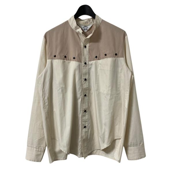 サンシー SUNSEA17AW Vincent’s Shirt ノーカラーシャツ 17A14【ランク】「中古品・比較的綺麗な商品」【詳細説明】サンシーの17AW Vincent’s Shirt ノーカラーシャツ 17A14です。【M/L/U...