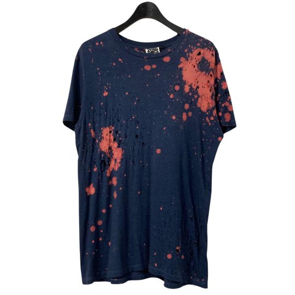 トータリーブロウン TOTALLY BLOWNブリーチダメージＴシャツ【ランク】「中古品・比較的綺麗な商品」【詳細説明】トータリーブロウンのブリーチダメージＴシャツです。【M/L/U】メンズ【表記サイズ】M【詳細サイズ】着丈：約71ｃｍ肩幅...
