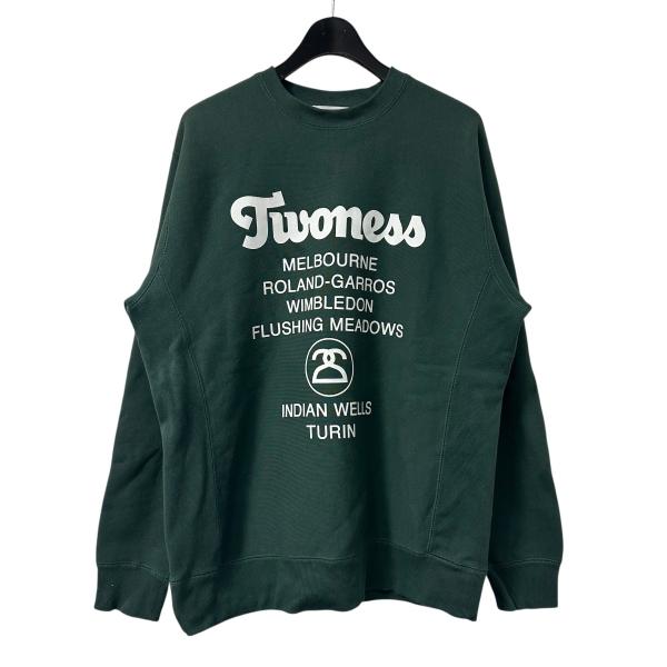 トゥーネス TWONESSWORLD TOUR CREW プリントスウェット IND5000CC【ランク】「中古品・汚れ、ダメージのある商品」【詳細説明】トゥーネスのWORLD TOUR CREW プリントスウェット IND5000CCです...