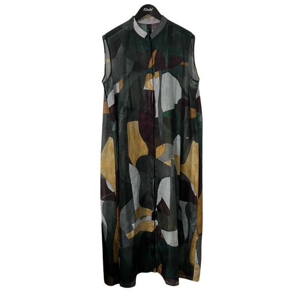 アメリ AMERIMEDI MURAL TRANSFORM DRESS 総柄ノースリーブワンピース 02310560590【ランク】「中古品・比較的綺麗な商品」【詳細説明】アメリのMEDI MURAL TRANSFORM DRESS 総柄ノ...