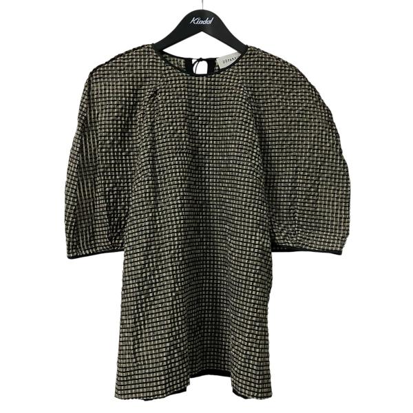 デパリエ DEPAREILLESHEERSUCKER CHECK BLOUSE 半袖ブラウス B1153AFB303【ランク】「中古品・比較的綺麗な商品」【詳細説明】デパリエのSHEERSUCKER CHECK BLOUSE 半袖ブラウス ...