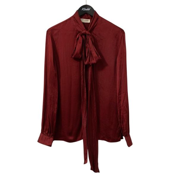 サンローランパリ Saint Laurent Paris20SS シルクリボンタイシャツ S28I 630996 Y2B43 6160【ランク】「中古品・汚れ、ダメージのある商品」【詳細説明】サンローランパリの20SS シルクリボンタイシャ...