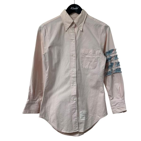 トム・ブラウン Thom Browne4BAR オックスフォード ボタンダウンシャツ FLL005C 06177680【ランク】「中古品・汚れ、ダメージのある商品」【詳細説明】トム・ブラウンの4BAR オックスフォード ボタンダウンシャツ ...