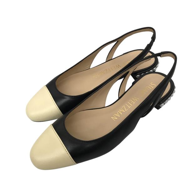 スチュアート ワイツマン STUART WEITZMANPEARL SLINGBACK ストラップフラットサンダル【ランク】「新古品・タグ付きや未使用に近いUSED品」【詳細説明】スチュアート ワイツマンのPEARL SLINGBACK ス...