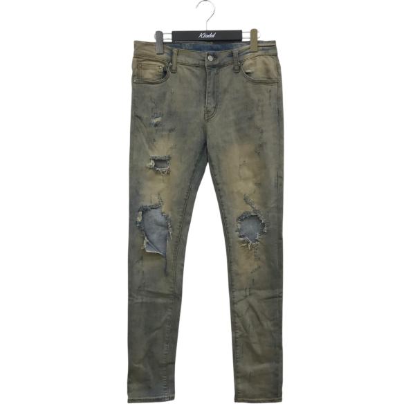 ミニマル MNMLデニムパンツ 03-5824-1775【ランク】「中古品・比較的綺麗な商品」【詳細説明】ミニマルのデニムパンツ 03-5824-1775です。【M/L/U】メンズ【表記サイズ】32【詳細サイズ】ウエスト：約78ｃｍ股上　　...