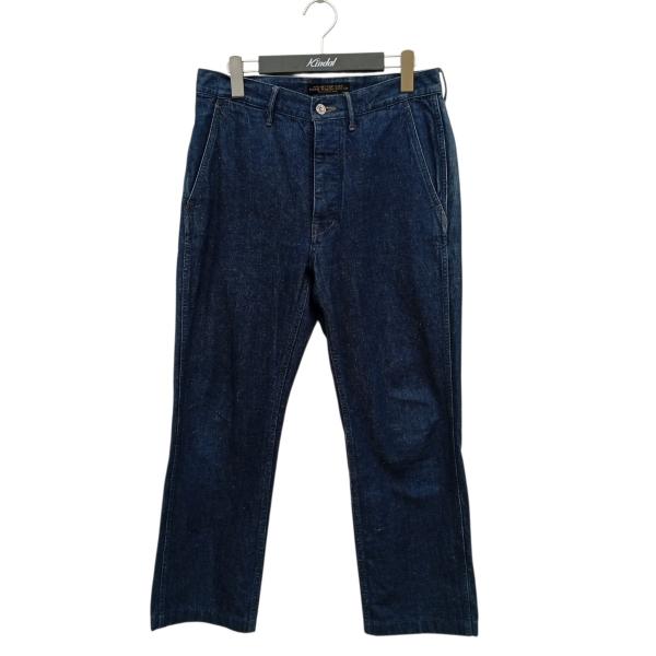 フィグベルメイクス PHIGVEL MAKERSシンチバック デニムパンツ【ランク】「中古品・比較的綺麗な商品」【詳細説明】フィグベルメイクスのシンチバック デニムパンツです。【M/L/U】メンズ【表記サイズ】32【詳細サイズ】ウエスト：約...