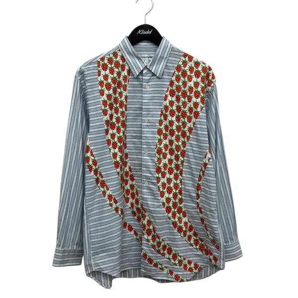 コムデギャルソンシャツ COMME des GARCONS SHIRTBrett Westfallストロベリーストライプ シャツ FK-B001【ランク】「中古品・比較的綺麗な商品」【詳細説明】コムデギャルソンシャツのBrett Westf...