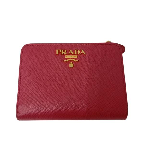 プラダ PRADAサフィアーノ 2つ折り財布 1ML018【ランク】「中古品・比較的綺麗な商品」【詳細説明】プラダのサフィアーノ 2つ折り財布 1ML018です。【M/L/U】レディース【詳細サイズ】縦幅：約9．1ｃｍ横幅：約12．3ｃｍ【...