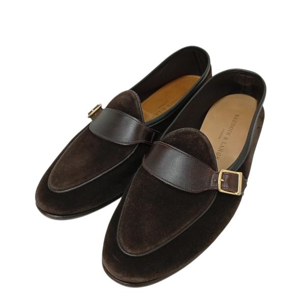 ボードイン アンド ランジ BAUDOIN＆LANGESAGAN CLASSIC BUCKLE ローファー【ランク】「中古品・比較的綺麗な商品」【詳細説明】ボードイン アンド ランジのSAGAN CLASSIC BUCKLE ローファーです...