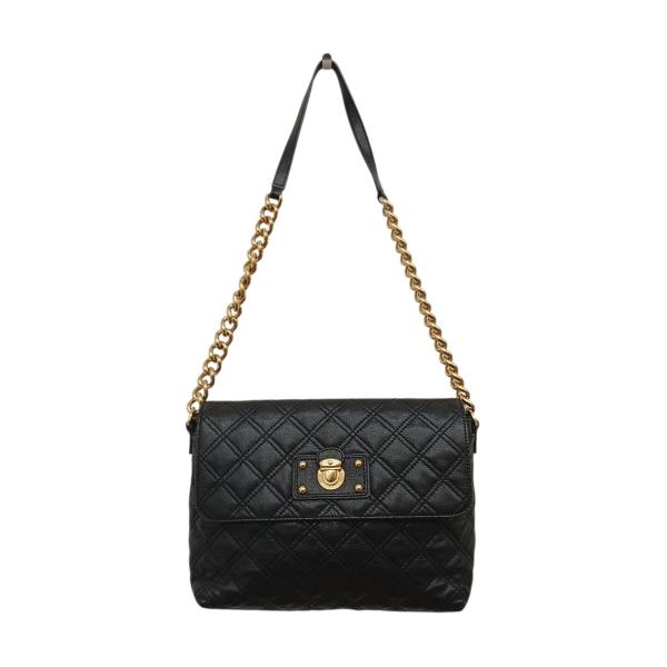 マークジェイコブス MARC JACOBSキルティングレザーチェーンストラップ ショルダーバッグ【ランク】「新古品・タグ付きや未使用に近いUSED品」【詳細説明】マークジェイコブスのキルティングレザーチェーンストラップ ショルダーバッグです...