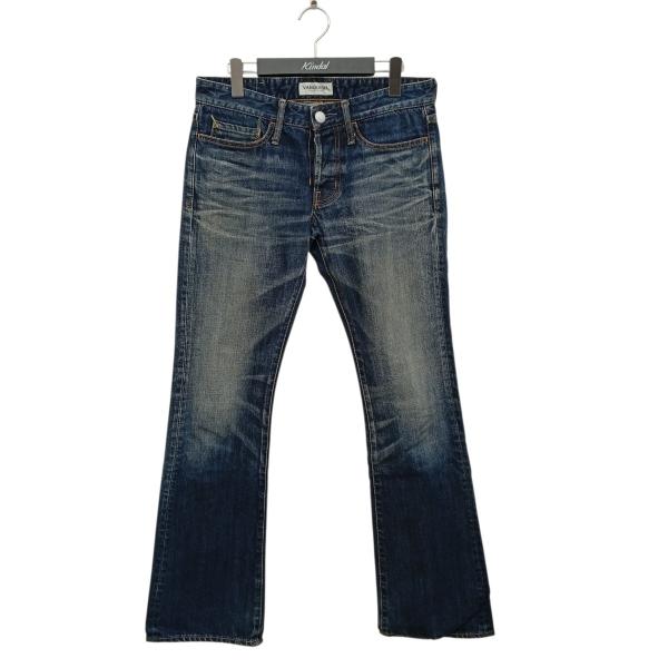 ヴァンキッシュ VANQUISHブーツカット デニムパンツ VJP1009【ランク】「中古品・汚れ、ダメージのある商品」【詳細説明】ヴァンキッシュのブーツカット デニムパンツ VJP1009です。【M/L/U】メンズ【表記サイズ】44【詳細...