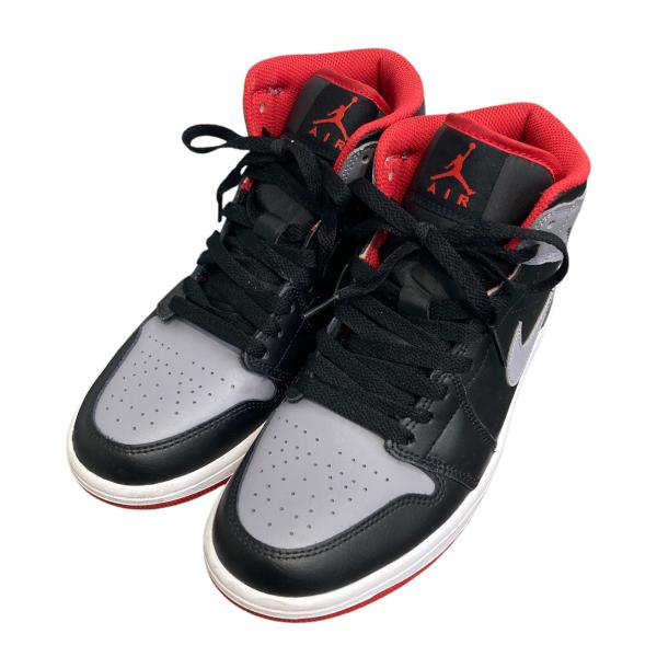 ナイキ NIKEAir Jordan 1 Mid Black Cement Grey エアジョーダン1 ミッド スニーカー DQ8426-006【ランク】「中古品・比較的綺麗な商品」【詳細説明】ナイキのAir Jordan 1 Mid Bl...