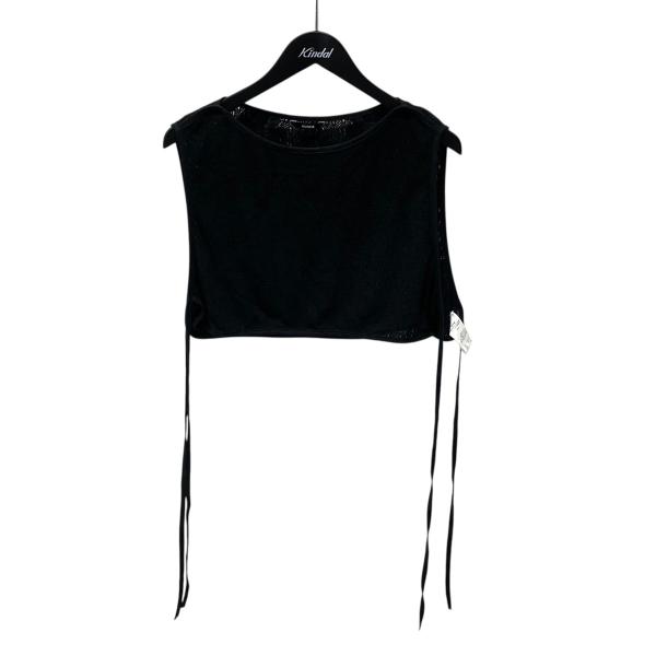 ユノイア eunoiaMacrame crop vest ベスト【ランク】「中古品・比較的綺麗な商品」【詳細説明】ユノイアのMacrame crop vest ベストです。【M/L/U】レディース【表記サイズ】Free【詳細サイズ】着丈：約...