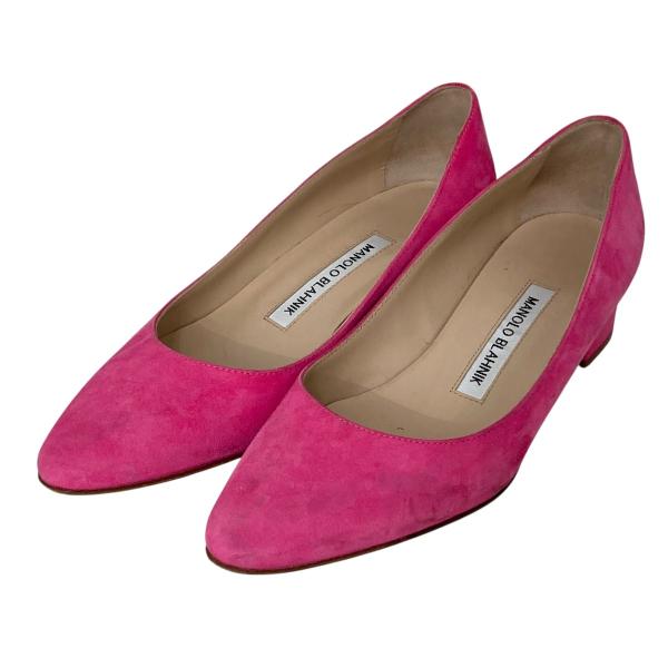 マノロブラニク Manolo Blahnikパンピス【ランク】「中古品・汚れ、ダメージのある商品」【詳細説明】マノロブラニクのパンピスです。【M/L/U】レディース【表記サイズ】35(22.0cm相当）【詳細サイズ】全高　　　：約9ｃｍ甲の...