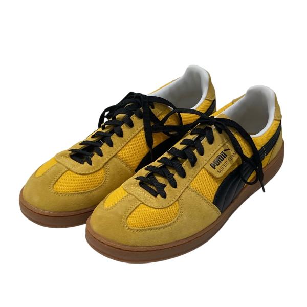 プーマ PUMASuper Team OG Yellow Sizzle Black ローカットスニーカー【ランク】「中古品・比較的綺麗な商品」【詳細説明】プーマのSuper Team OG Yellow Sizzle Black ローカット...