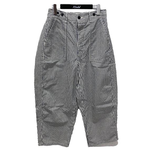 オーディナリーフィッツ Ordinary fitsJAMES PANTS HICKORY ストライプ ワイドパンツ【ランク】「中古品・比較的綺麗な商品」【詳細説明】オーディナリーフィッツのJAMES PANTS HICKORY ストライプ ...