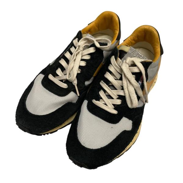 オートリー AUTRYREELWIND LOW スニーカー【ランク】「中古品・比較的綺麗な商品」【詳細説明】オートリーのREELWIND LOW スニーカーです。【M/L/U】メンズ【表記サイズ】44【詳細サイズ】全高　　　：約12ｃｍソー...