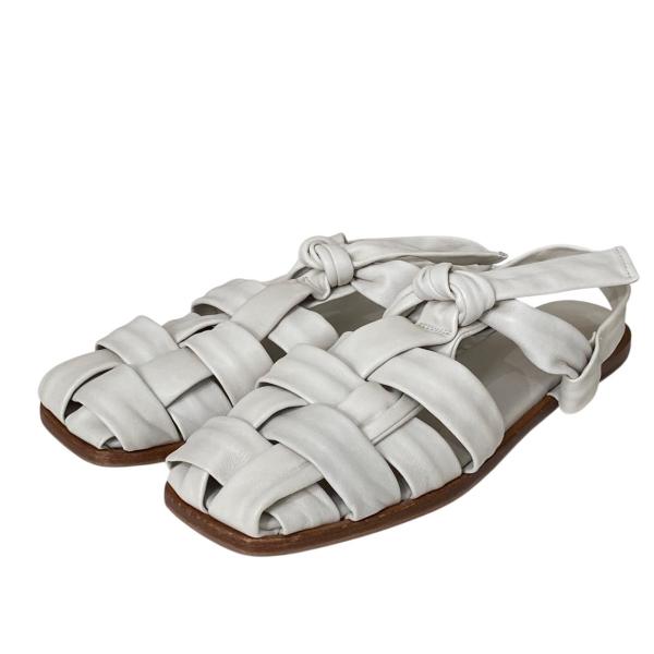 ヘリュー hereu編み込みコンフォートサンダル【ランク】「中古品・比較的綺麗な商品」【詳細説明】ヘリューの編み込みコンフォートサンダルです。【M/L/U】レディース【表記サイズ】39(25.0cm相当）【詳細サイズ】全高　　　：約7ｃｍ甲...