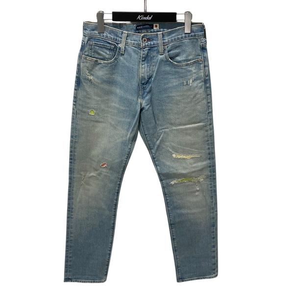 リーバイスメイド＆クラフテッド LEVI’S MADE＆CRAFTED502TAPER リペア加工 デニムパンツ【ランク】「中古品・比較的綺麗な商品」【詳細説明】リーバイスメイド＆クラフテッドの502TAPER リペア加工 デニムパンツです...