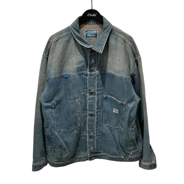 リベレイダース LiberaidersBLEACHED DENIM JACKET デニムジャケット 750092303【ランク】「中古品・比較的綺麗な商品」【詳細説明】リベレイダースのBLEACHED DENIM JACKET デニムジャケ...