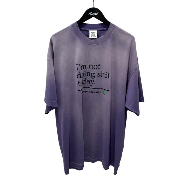 ヴェトモン VETEMENTS23SS I’m Not Doing Shit Today Tシャツ UE63TR320L【ランク】「中古品・比較的綺麗な商品」【詳細説明】ヴェトモンの23SS I’m Not Doing Shit Today...