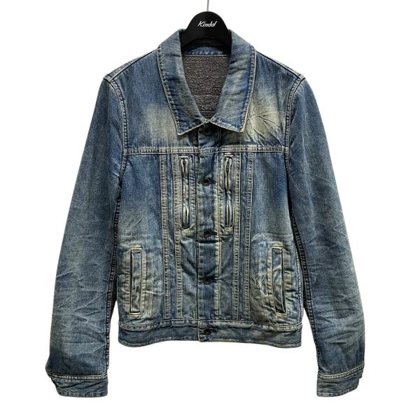 ウィザード Wizzardデニムジャケット【ランク】「中古品・比較的綺麗な商品」【詳細説明】ウィザードのデニムジャケットです。【M/L/U】メンズ【表記サイズ】3【詳細サイズ】着丈：約60ｃｍ肩幅：約43ｃｍ袖丈：約69ｃｍ身幅：約51ｃｍ...