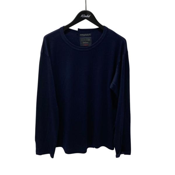 レギュレーションヨウジヤマモト REGULATION Yohji YamamotoWOOL SINGLE JERSEY PANELED ROUND NECK LONG SLV T ロングスリーブTシャツ HL-T51-173【ランク】「中古...