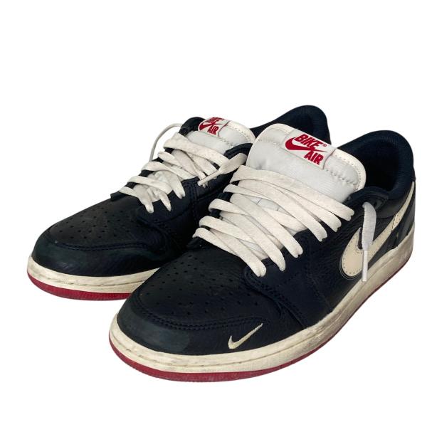 ナイジェル・シルベスター×ナイキ Nigel Sylvester×NIKEAir Jordan 1 Retro Low OG Better With Time ダメージ加工 ローカットスニーカー IB8958-001【ランク】「中古品・比較...