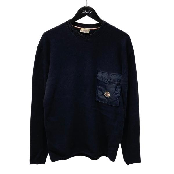 モンクレール MONCLERGIROCOLLO TRICOT クルーネックニット H10919C00001【ランク】「中古品・汚れ、ダメージのある商品」【詳細説明】モンクレールのGIROCOLLO TRICOT クルーネックニット H109...