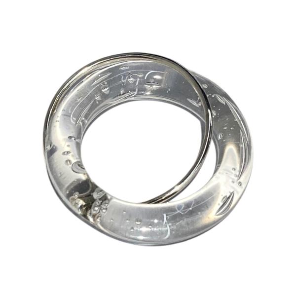 ソーオブジェクツ so objectsGlass ring  CLEAR Still ガラスリング【ランク】「新古品・タグ付きや未使用に近いUSED品」【詳細説明】ソーオブジェクツのGlass ring  CLEAR Still ガラスリン...
