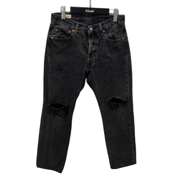 リーバイス LEVI’S501(R)’54 ブラック CRASH COURSES デニムパンツ A4677-0015【ランク】「中古品・比較的綺麗な商品」【詳細説明】リーバイスの501(R)’54 ブラック CRASH COURSES デニ...