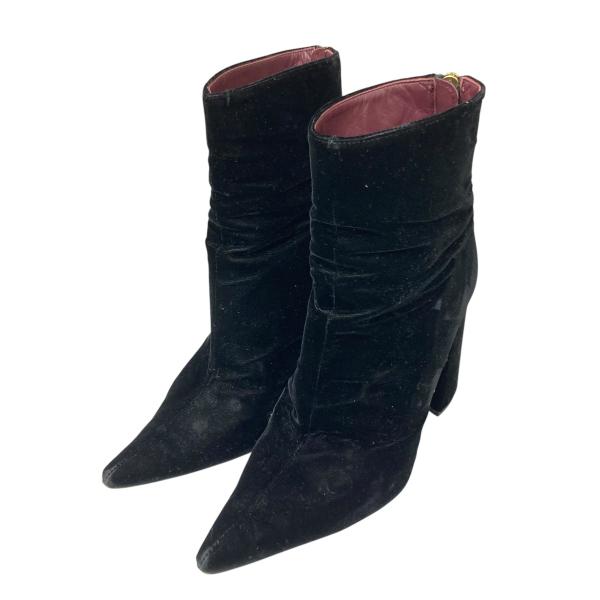 マメクロゴウチ mame kurogouchivelvet pointed toe boots ベルベットポインテッドトゥブーツ【ランク】「中古品・比較的綺麗な商品」【詳細説明】マメクロゴウチのvelvet pointed toe boot...