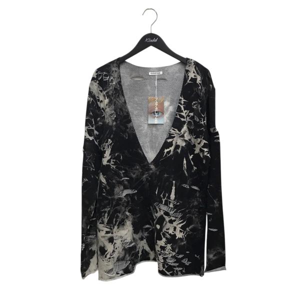 イミューン IMMUNEdamaged swatshirt Vネックトレーナー【ランク】「新古品・タグ付きや未使用に近いUSED品」【詳細説明】イミューンのdamaged swatshirt Vネックトレーナーです。【M/L/U】レディース...