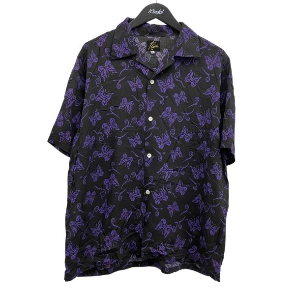 ニードルズ Needlesオープンカラーシャツ【ランク】「中古品・比較的綺麗な商品」【詳細説明】ニードルズのオープンカラーシャツです。【M/L/U】メンズ【表記サイズ】L【詳細サイズ】着丈：約53ｃｍ肩幅：約46ｃｍ袖丈：約27ｃｍ身幅：約...