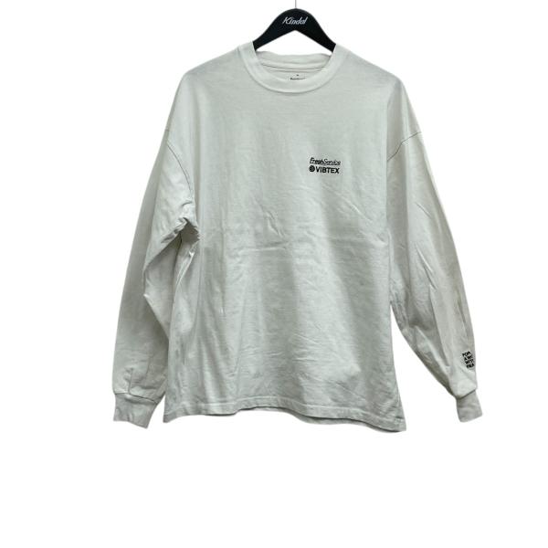 フレッシュサービス FreshService×VIBTEXロングスリーブTシャツ【ランク】「中古品・比較的綺麗な商品」【詳細説明】フレッシュサービスのロングスリーブTシャツです。【M/L/U】メンズ【表記サイズ】M【詳細サイズ】着丈：約72...