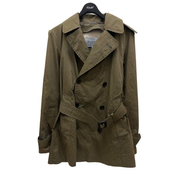 ケネスフィールド KENNETH FIELDショートトレンチコート【ランク】「中古品・比較的綺麗な商品」【詳細説明】ケネスフィールドのショートトレンチコートです。【M/L/U】メンズ【表記サイズ】S【詳細サイズ】着丈：約74ｃｍ肩幅：約43...