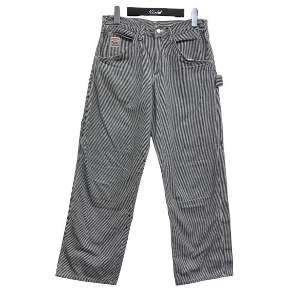 ポインター POINTERヒッコリーパンツ【ランク】「中古品・比較的綺麗な商品」【詳細説明】ポインターのヒッコリーパンツです。【M/L/U】メンズ【表記サイズ】30/32【詳細サイズ】ウエスト：約72ｃｍ股上　　：約28ｃｍレングス：約70...