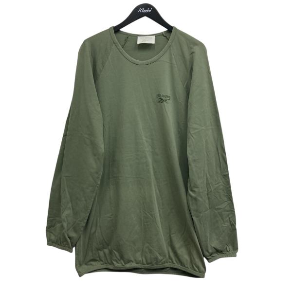 ヘドメイナー×リーボック Hed Mayner×REEBOKロングカットソー【ランク】「中古品・比較的綺麗な商品」【詳細説明】ヘドメイナー×リーボックのロングカットソーです。【M/L/U】メンズ【表記サイズ】L【詳細サイズ】着丈：約85ｃｍ...