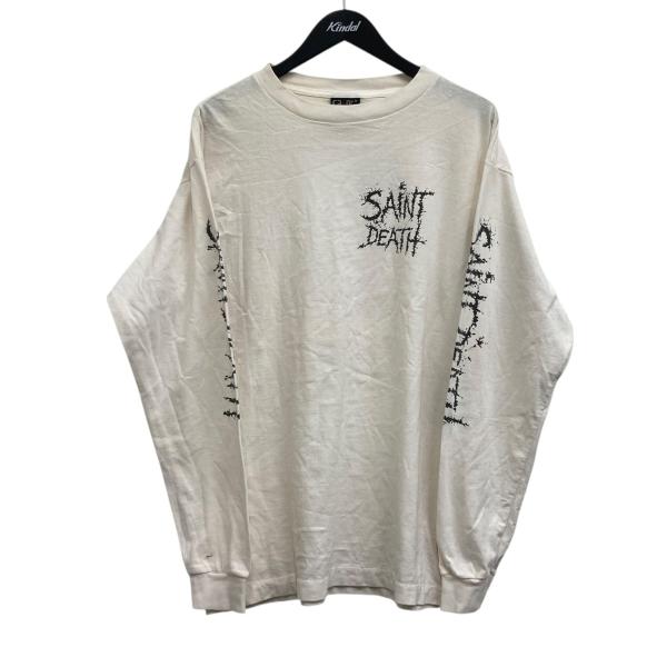 セントマイケル SAINT MICHAELLS TEE SAINTDEATH プリントロングスリーブカットソー【ランク】「中古品・比較的綺麗な商品」【詳細説明】セントマイケルのLS TEE SAINTDEATH プリントロングスリーブカット...