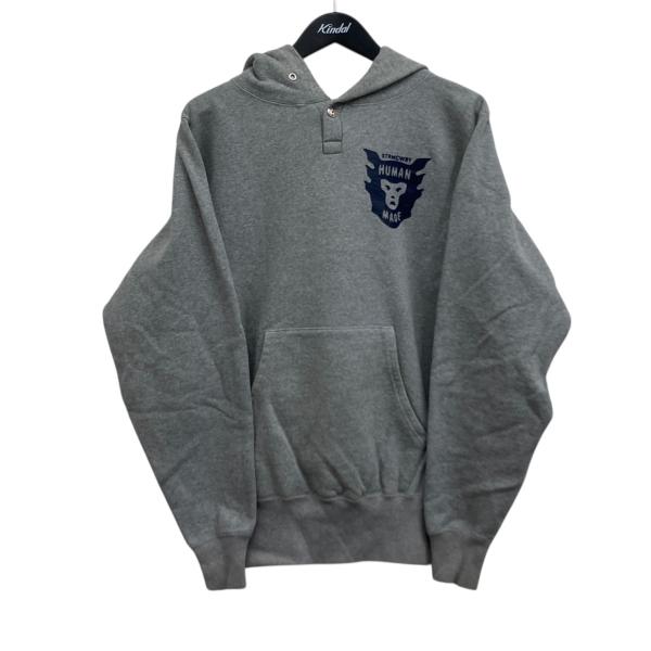 ヒューマンメイド HUMAN MADEパーカー【ランク】「中古品・比較的綺麗な商品」【詳細説明】ヒューマンメイドのパーカーです。【M/L/U】メンズ【表記サイズ】S【詳細サイズ】着丈：約64ｃｍ肩幅：約43ｃｍ袖丈：約64ｃｍ身幅：約51ｃ...