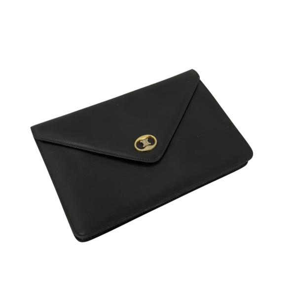 セリーヌ CELINEVINTAGE TRIOMPHE POCKET NAVY SILVER GOLD クラッチバッグ M08【ランク】「中古品・汚れ、ダメージのある商品」【詳細説明】セリーヌのVINTAGE TRIOMPHE POCKET...