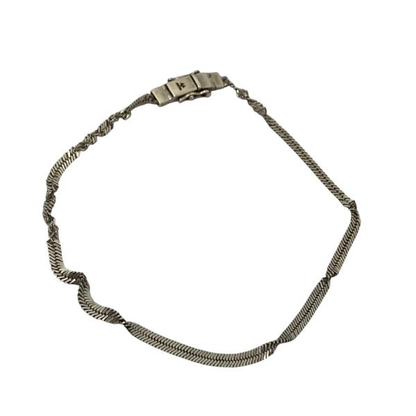 トムウッド TOM WOODHERRING BONE BRACELET ヘリンボーンブレスレット【ランク】「中古品・比較的綺麗な商品」【詳細説明】トムウッドのHERRING BONE BRACELET ヘリンボーンブレスレットです。【M/L...