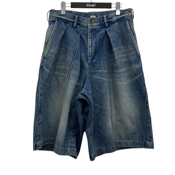 コッキ KHOKIデニムショートパンツ【ランク】「中古品・比較的綺麗な商品」【詳細説明】コッキのデニムショートパンツです。【M/L/U】メンズ【表記サイズ】2【詳細サイズ】ウエスト：約72ｃｍ股上：約37ｃｍレングス：約36ｃｍもも幅：約3...