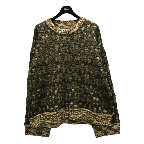 ネイムセイク NAMESAKE24AW 【NS HAMMONS PERFORATED CREWNECK】 デザインニット【ランク】「中古品・比較的綺麗な商品」【詳細説明】ネイムセイクの24AW 【NS HAMMONS PERFORATED ...