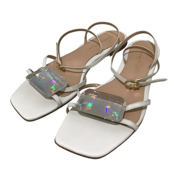 ジャンヴィトロッシ Gianvito Rossiストラップサンダル【ランク】「中古品・比較的綺麗な商品」【詳細説明】ジャンヴィトロッシのストラップサンダルです。【M/L/U】レディース【表記サイズ】36 1/2【詳細サイズ】全高　　　：約1...