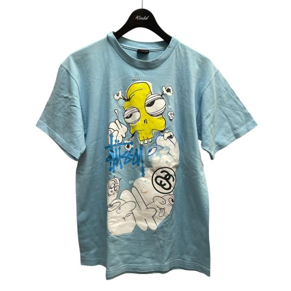 ステューシー stussy×GHOST00’s プリントTシャツ【ランク】「中古品・汚れ、ダメージのある商品」【詳細説明】ステューシーの00’s プリントTシャツです。【M/L/U】メンズ【表記サイズ】M【詳細サイズ】着丈：約67ｃｍ肩幅：...