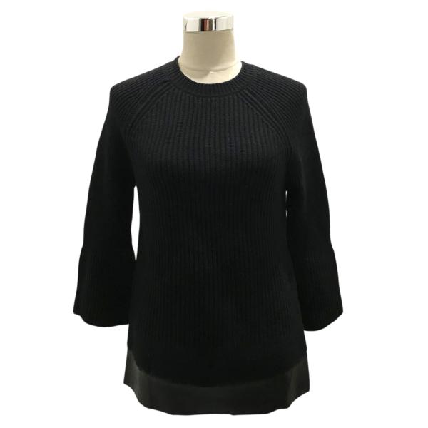 モンクレール MONCLER【MAGLIONE TRICOT】 切替フレアスリーブニット C20939070750【ランク】「中古品・比較的綺麗な商品」【詳細説明】モンクレールの【MAGLIONE TRICOT】 切替フレアスリーブニット ...