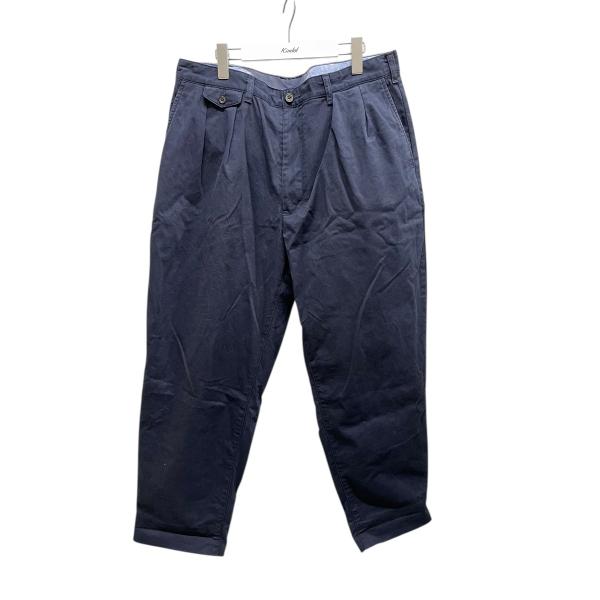 ビームスプラス BEAMS PLUS2 Pleats Tapered Twill スラックス 38-23-0097-874【ランク】「中古品・比較的綺麗な商品」【詳細説明】ビームスプラスの2 Pleats Tapered Twill スラッ...